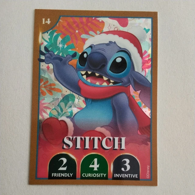 MORRISONS DISNEY CHRISTMAS Party 2025 Collectors Card - No 14 - STITCH ...