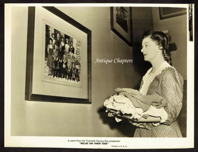 1952 Myrna Loy Belles On Their Toes Set Still 20th Century Fox Photo