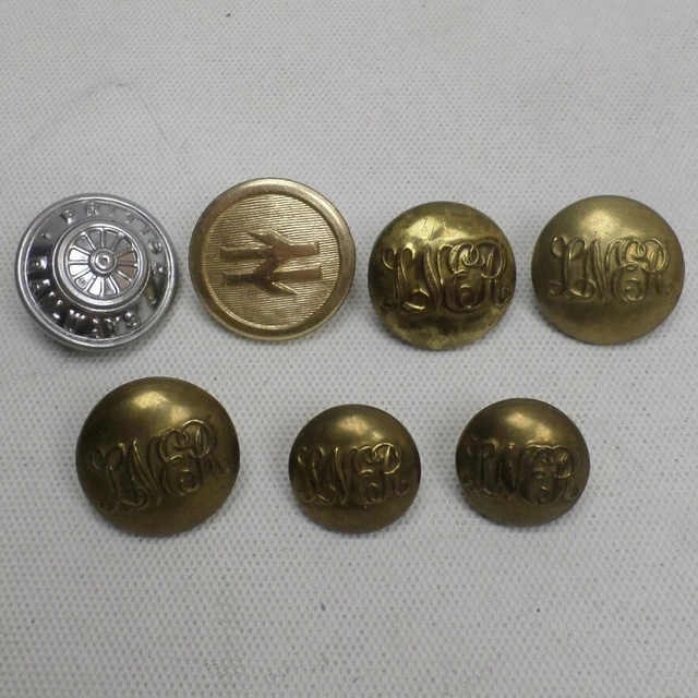 LNER VINTAGE SCRIPT Logo Buttons 30s? London North Eastern Railway ...