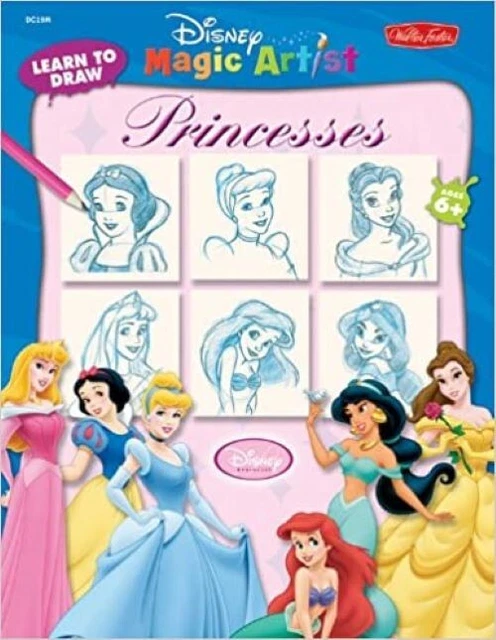 DISNEY MAGIC ARTIST Learn to Draw Disney Princesses £14.00 - PicClick UK