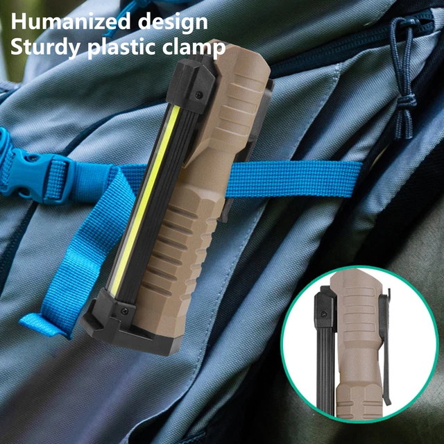 OUTDOOR FLASHLIGHT WITH Hidden Hook Multipurpose Portable Cob Led Work ...