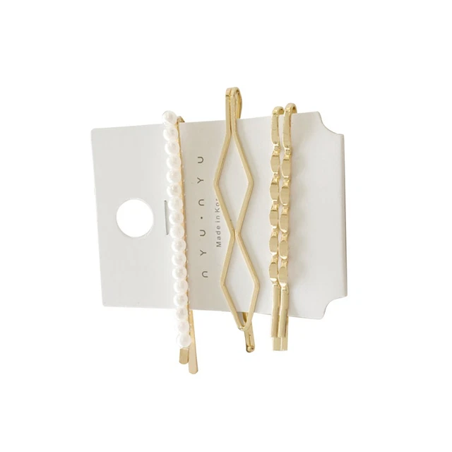 BRIDAL HAIR ACCESSORIES Barrette Clips Jewelry Wedding Elegant Women £8 ...