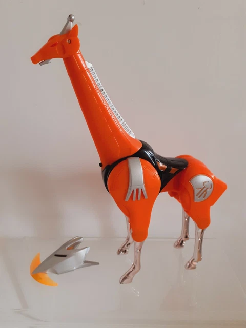 POWER RANGERS WILD Force ISIS Megazord Giraffe Zord with Head Shield ...