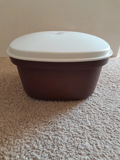VINTAGE TUPPERWARE MULTI Server Container/ Strainer. Salad, Rice, Veg ...