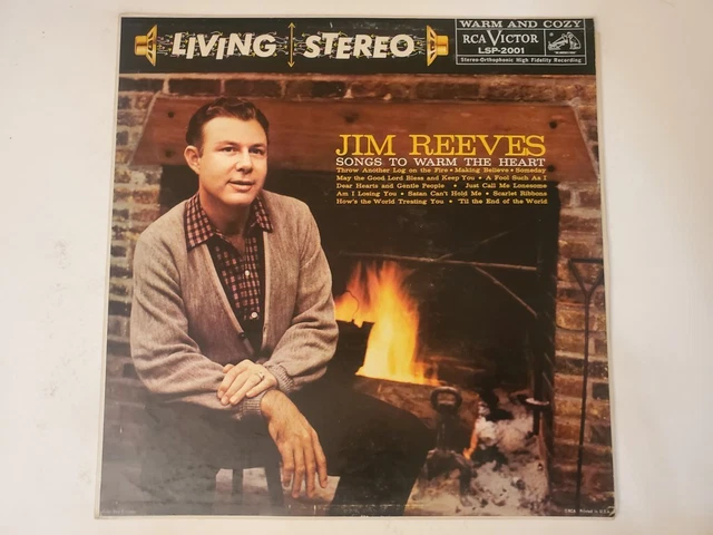 JIM REEVES - Songs To Warm The Heart (Vinyl Record Lp) $1.14 - PicClick CA
