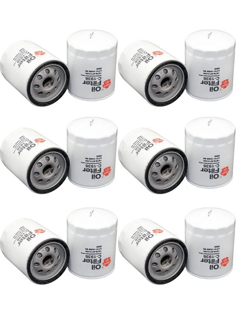 6 X SAKURA Spin-On Oil Filter C-1936 fits Toyota LandCruiser Prado 2.7 ...