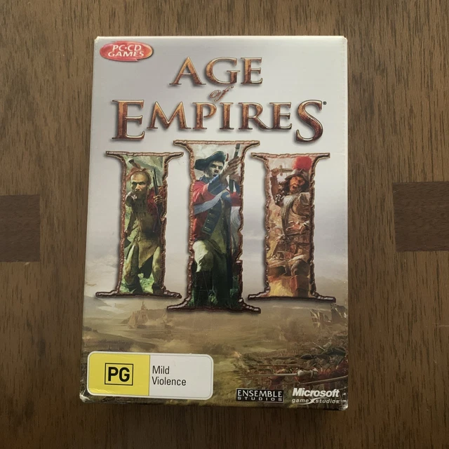 AGE OF EMPIRES 3 PC CD ROM | 2005 | BOXED COMPLETE | AoE3 $30.00 ...
