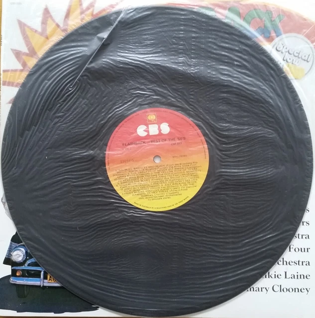 FLASHBACK - THE BEST OF THE 50's - ORIGINAL 1977 VINYL LP - LIKE NEW ...