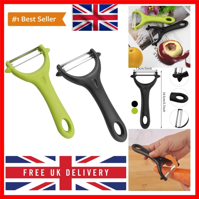 2 PCS Y-SHAPED Swivel Potato Peeler, Stainless Steel Vegetable Fruit ...