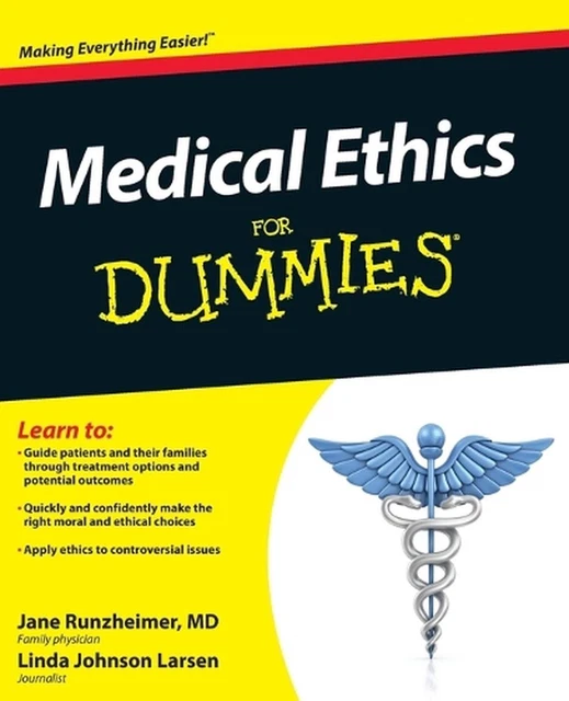 MEDICAL ETHICS FOR Dummies by Jane Runzheimer (English) Paperback Book ...