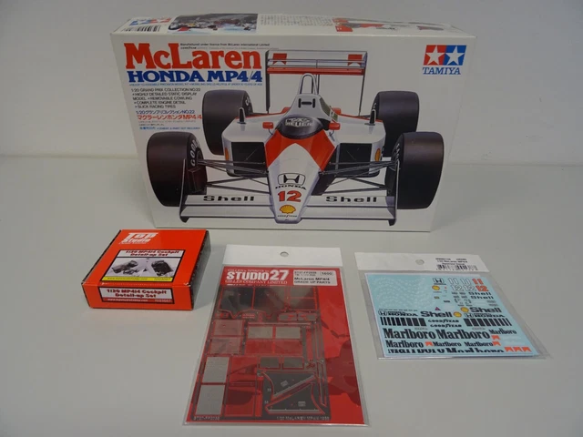 TAMIYA MCLAREN HONDA MP4/4 mit vielen Extras 1:20 Bausatz # 20022 EUR 109,00 - PicClick DE