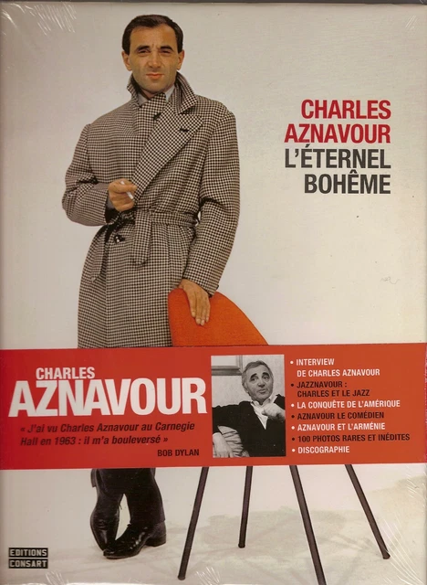 CHARLES AZNAVOUR - l'éternel bohème - livre NEUF sous blister- 2011 EUR ...