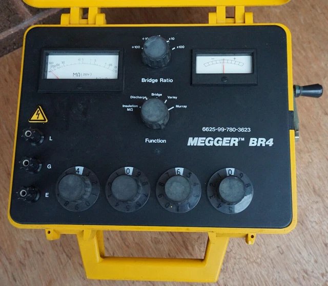 MEGGER BR4 INSULATION Tester £299.99 - PicClick UK