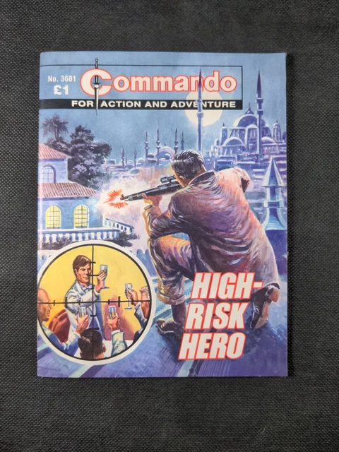COMMANDO COMIC ISSUE Number 3681 High Risk Hero £4.45 - PicClick UK