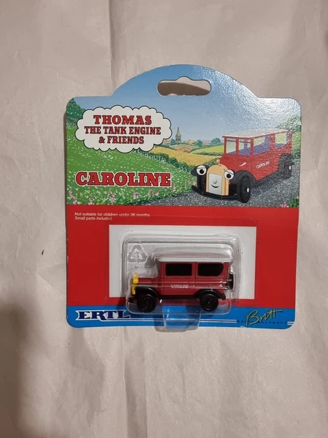 THOMAS THE TANK Engine & Friends ERTL CAROLINE CAR DIECAST NEW AND ...