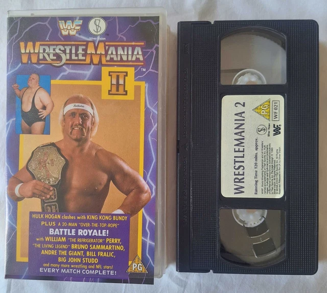 WWF WRESTLEMANIA 2 VHS Video - Original version! - TESTED! - Pristine ...