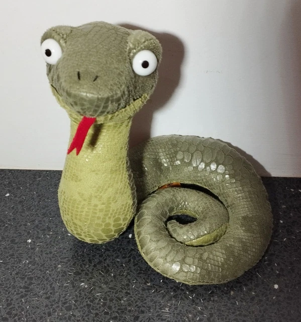 RARE THE GRUFFALO green Snake Plush Soft Toy figure 7” approx by Aurora ...