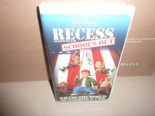 DISNEY'S RECESS: SCHOOL'S Out (VHS clamshell) Walt Disney 2001 🎬 £3.14 ...