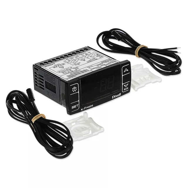 DIXELL DIGITAL CONTROLLER THERMOSTAT X-FREEZE C/W 2 x NTC PROBES FRIDGE ...