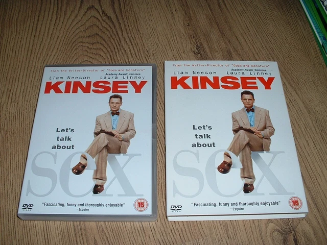 KINSEY DVD - Liam Neeson Laura Linney & Peter Sarsgaard - very good ...