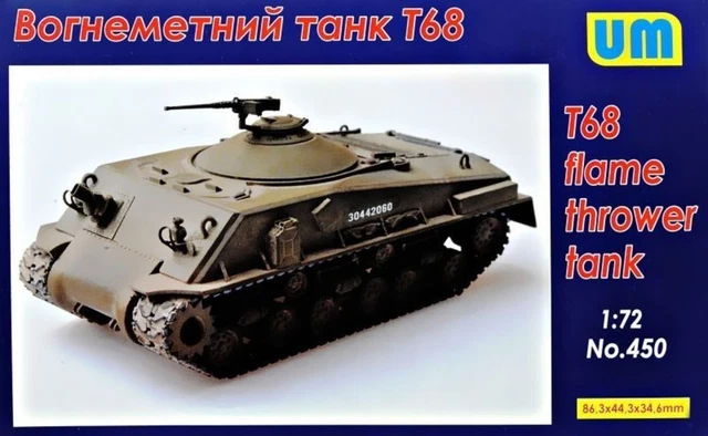 UNIMODELS 1:72 UM450 T68 Flame thrower Tank - NEU EUR 20,96 - PicClick DE