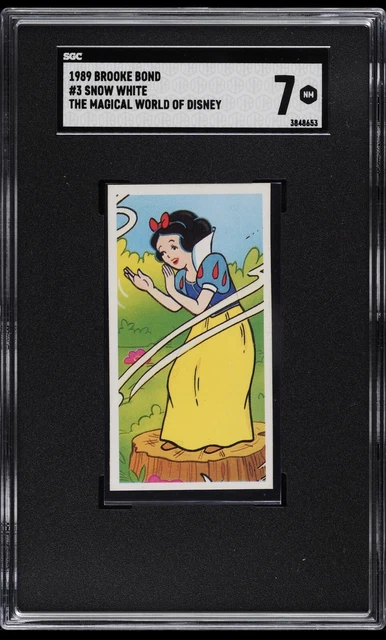 RARE CARTE 1989 Blanche-Neige Brooke DISNEY Mickey SGC Walt Movie TV ...