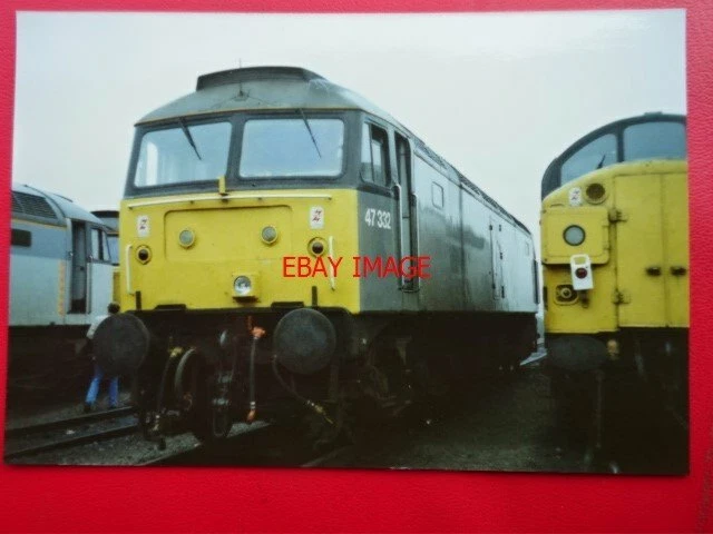 PHOTO BR Class 47 Loco No 47332 (2) £1.50 - PicClick UK