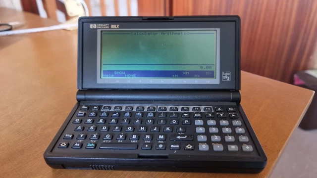 HEWLETT PACKARD HP95LX Palmtop Vintage Computer EUR 149,00 - PicClick DE