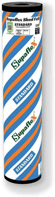 SUPAFLEX GRADO STANDARD capannone tetto in feltro bitume unghie nere o ...