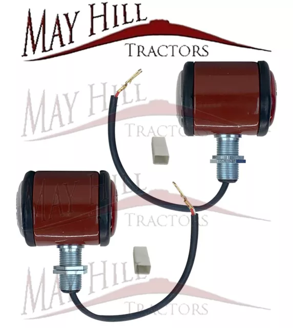 TRACTOR BUTLER STYLE Side Light Pair International David Brown Massey ...