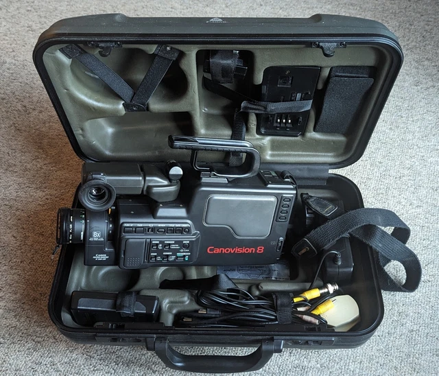 CANON VM-E708 CANOVISION 8 Vintage Video Camera Recorder Camcorder 8mm ...