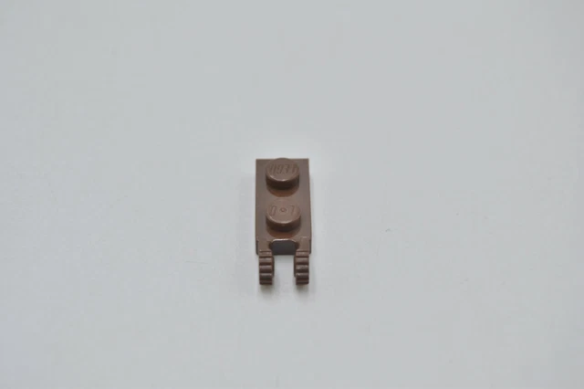 LEGO JOINT RAILING Old Brown Hinge Plate 1x2 2 Fingers 9 Teeth 44302a £ ...