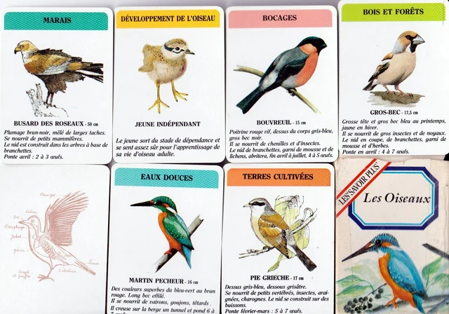 JEU DE 7 Familles : Les Oiseaux EUR 3,00 - PicClick FR