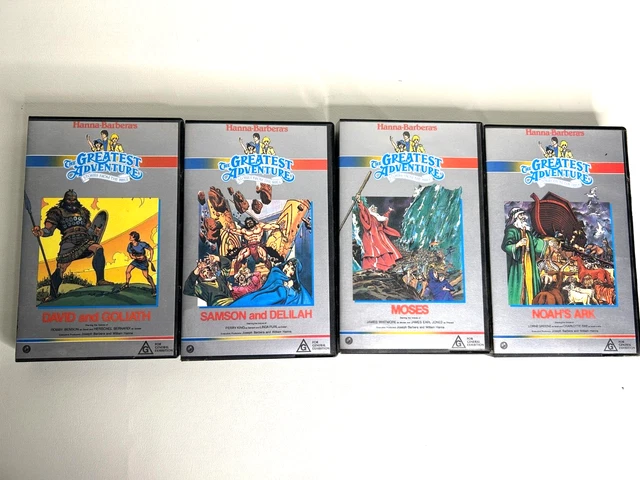 THE GREATEST ADVENTURE Stories From The Bible Hanna-Barbera 80s, Set of ...