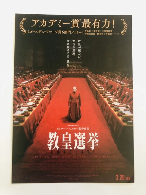 CONCLAVE RALPH FIENNES Edward Berger Stanley Tucci Movie Flyer Mini ...