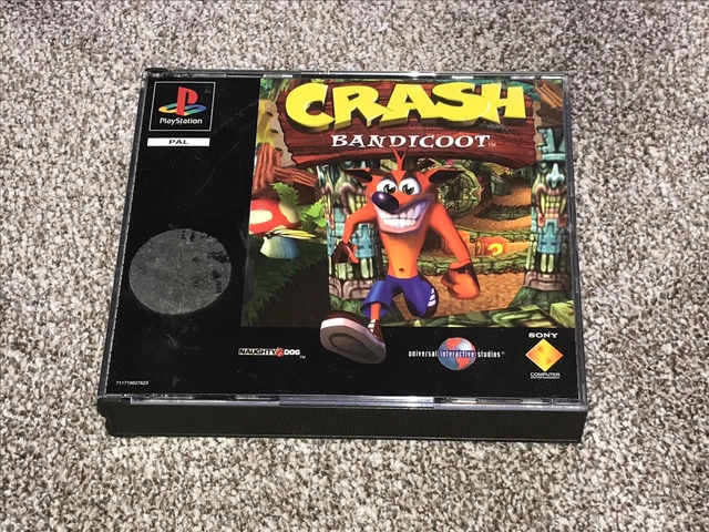 CRASH BANDICOOT : Playstation Ps1 Big Box Black Label Game £32.95 ...