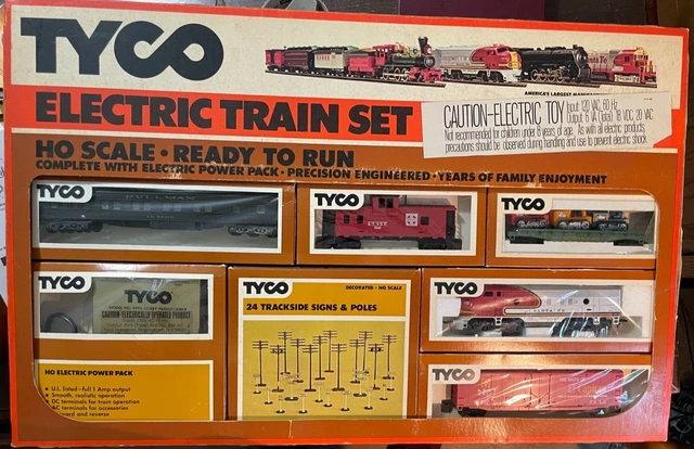 1970S TYCO ELECTRIC Train Set in Box HO Scale Locomotive Accessories ...