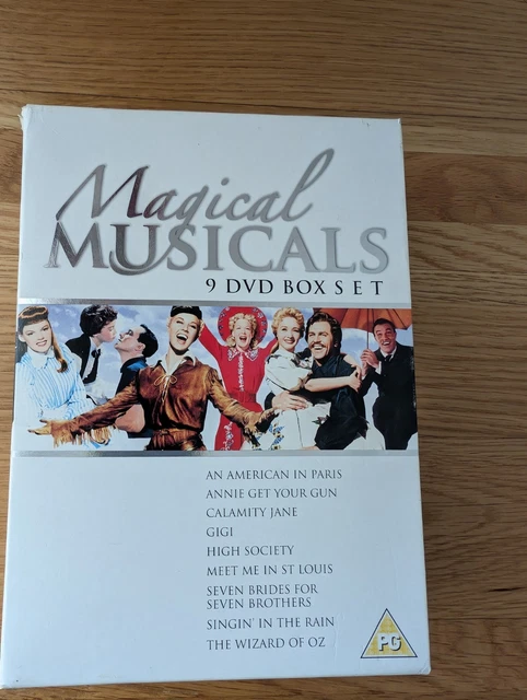 MAGICAL MUSICALS DVD Box Set 9-Disc Collection Certificate Pg Brand New ...