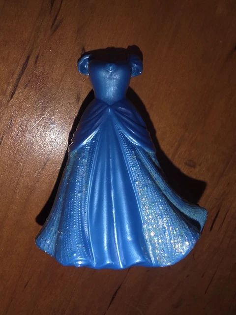 DISNEY PRINCESS MAGICLIP Blue Dress Cinderella Rapunzel Polly Pocket $9 ...