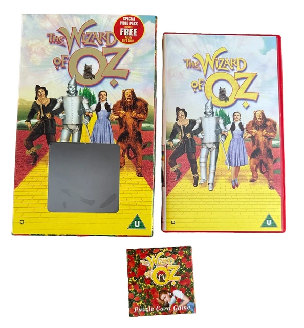 THE WIZARD OF Oz Vhs Special Edition Video With Puzzle Card Game Vgc ...