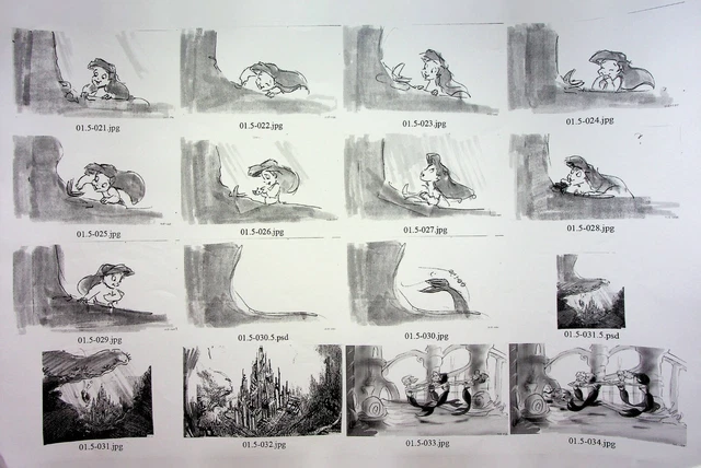 THE LITTLE MERMAID Ariel's Beginning Production Film Storyboard ...