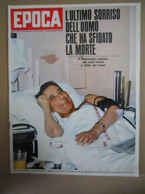 EPOCA N 901 1967 Louis Washkansky Brigitte Bardot le sciatrici Italiane ...