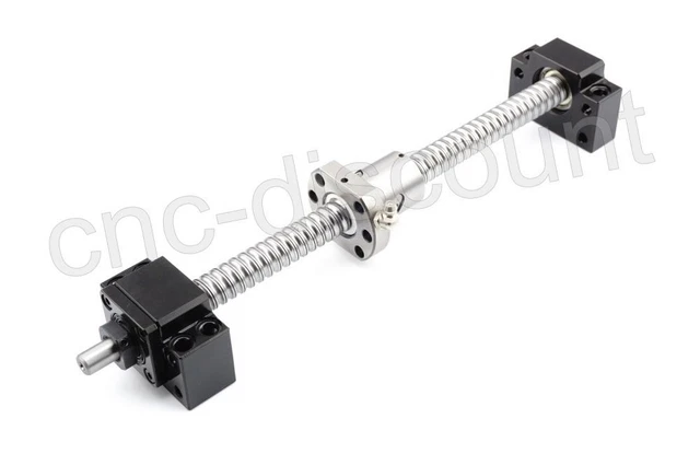 BALL SCREW 2005 x 550 mm complete fixed bearing floating bearing ...