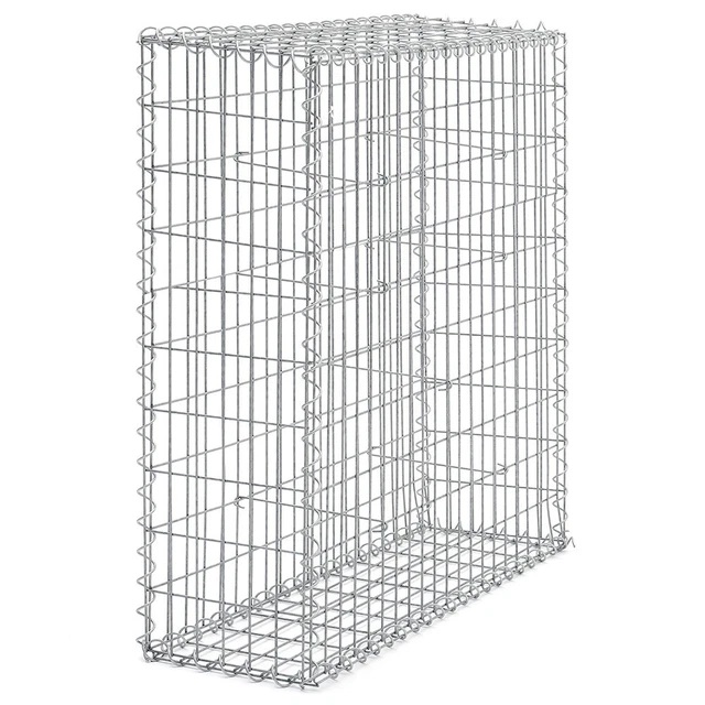 100X95X30CM GABION STONE Basket Retaining Wall Wire Mesh Galvanized ...