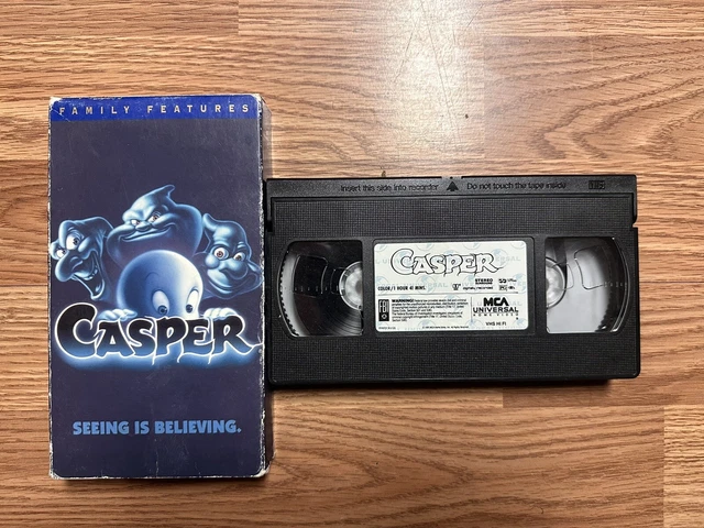 CASPER VHS FIRST Edition MCA Universal Rare Slipcover ( Not Clamshell ...