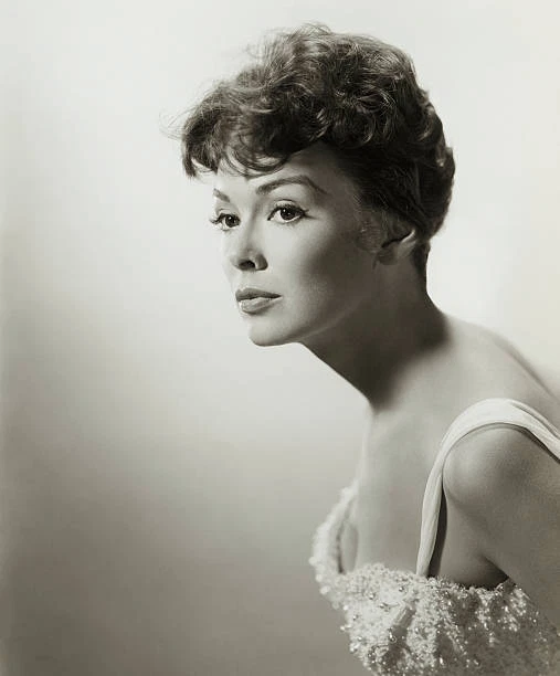 ACTRESS BARBARA RUSH And Husband Jeffrey Hunter At Home Old Movie Photo ...