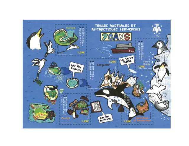 TAAF 2025 ** - Les 70 ans des TAAF EUR 9,80 - PicClick FR