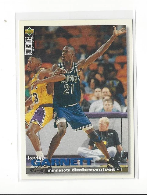 1995-96 COLLECTOR'S CHOICE #275 Kevin Garnett RC recrue Timberwolves ...