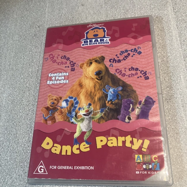 DANCE PARTY BEAR Big Blue House DVD Jim Henson please read description ...