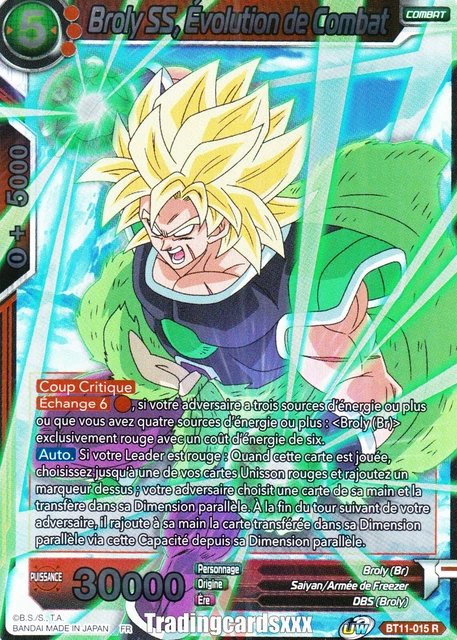 DRAGON BALL SUPER - Broly SS, Combat Evolution: R BT11-015 £1.59 - PicClick UK
